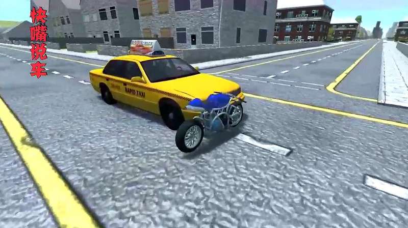 大家骑行要安全驾驶 真实模拟摩托车在高速行驶碰撞汽车的结果