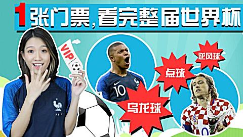 一张门票就可以看完整届世界杯剧情的, 只有昨晚的法国克罗地亚决赛...