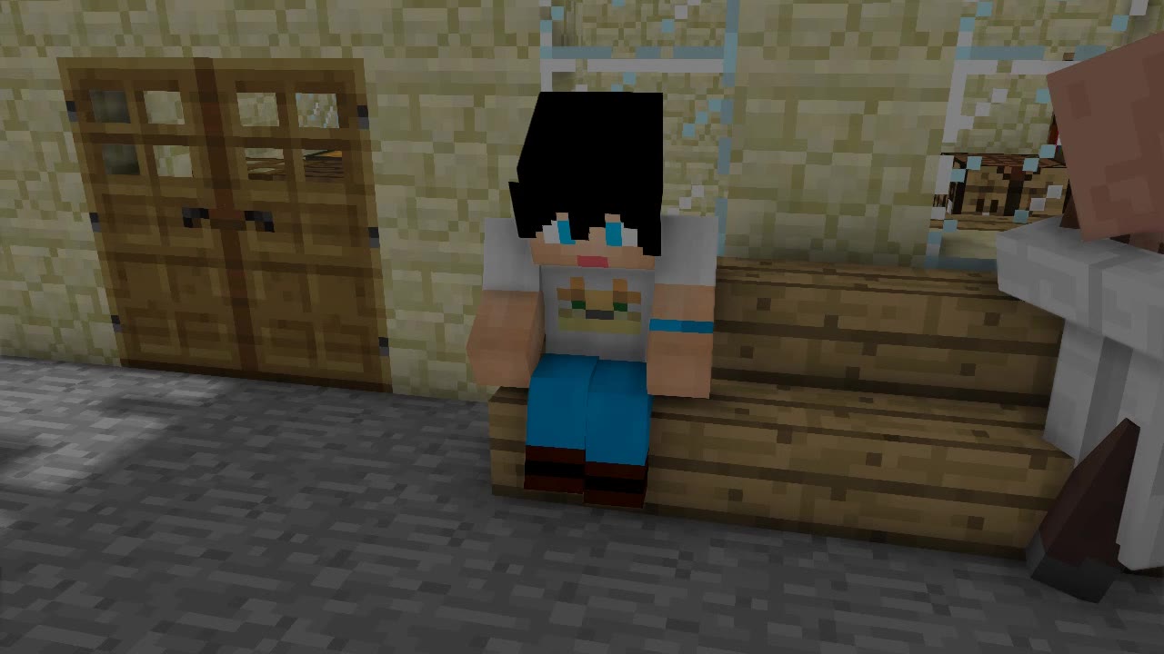 【3d动画】【猎豹君】《我的世界》碰瓷的村民