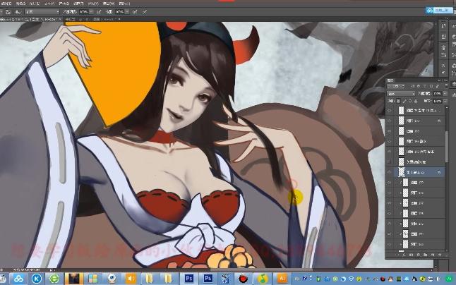 莉莉教你板绘如何上色