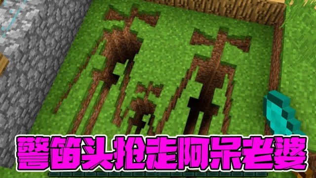 我的世界:警笛头来到阿呆家!居然是为了谈恋爱?