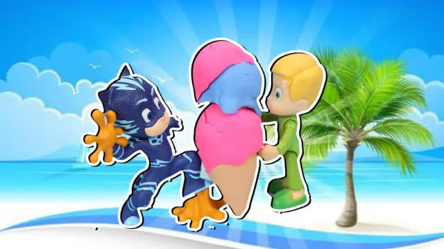 小猪佩奇模具制作雪糕冰激凌彩泥超轻粘土教程