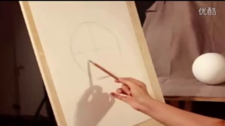 素描球体的画法_石膏几何体_素描入门素描基础视频教程の