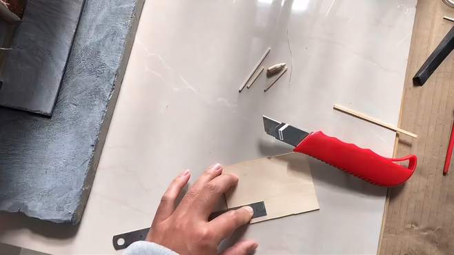 还原老房子,小椅子模型制作过程