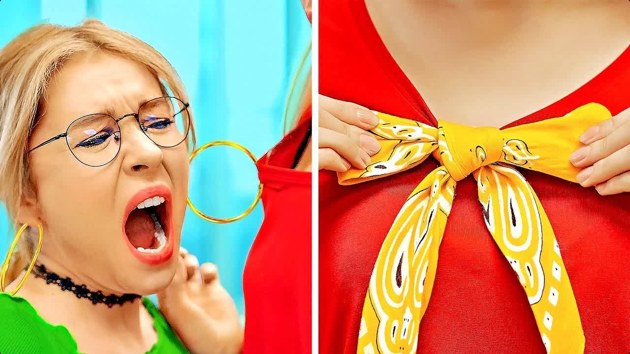 DrawHolic:8个免缝纫衣物的女孩时尚小窍门,快速又简单!