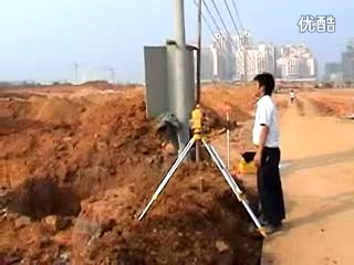 基础开挖放线及标高测量