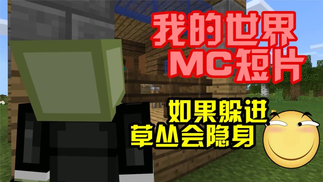 在《我的世界》如果躲进草丛会隐身会怎么样?整蛊小伙伴必备!