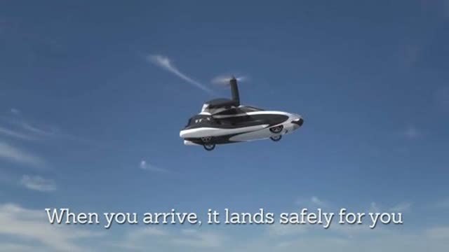 见过能飞的汽车吗,看看人家这飞行汽车,真是意想不到
