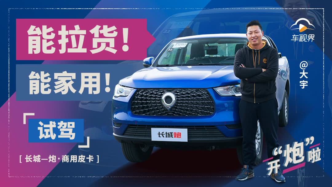 家用拉货两不误,致富路上的好伴侣,试驾长城-炮商用版