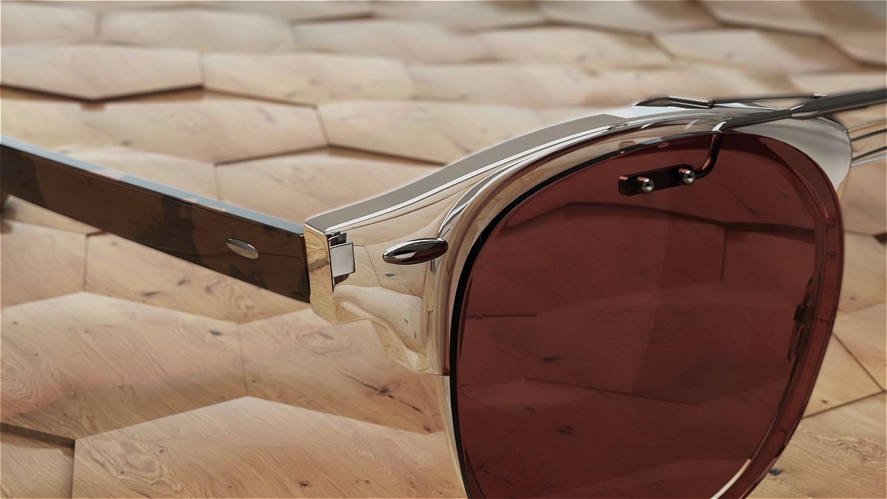 C4D-眼镜产品展示