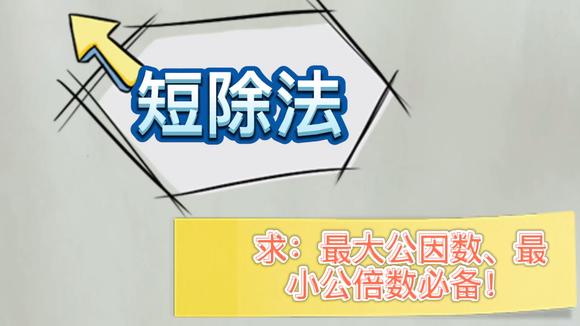 重点方法:短除法