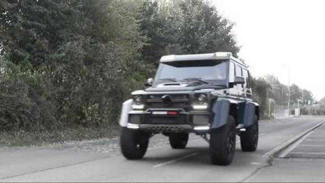 奔驰G500 4x4sup2;巴博斯版测试0-100KM加速
