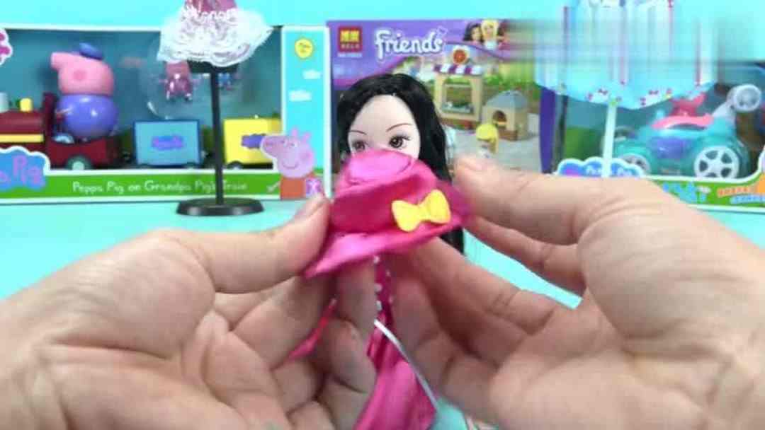 芭比娃娃玩具芭比公主换装造型小猪佩奇芭比动画片