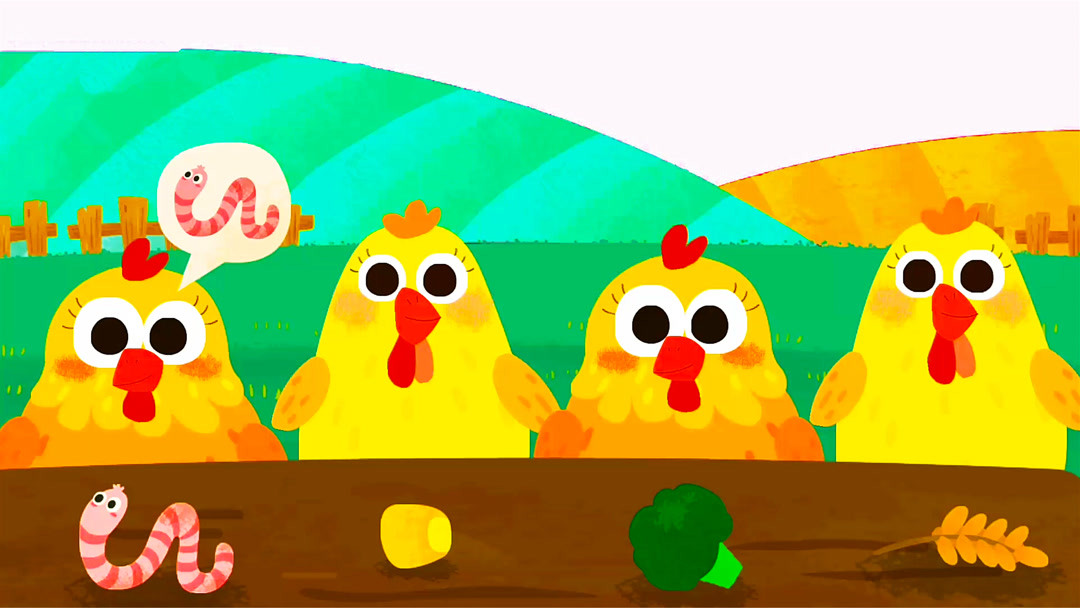 [亲子阿克]喂食Q版小动物 儿童趣味游戏动画