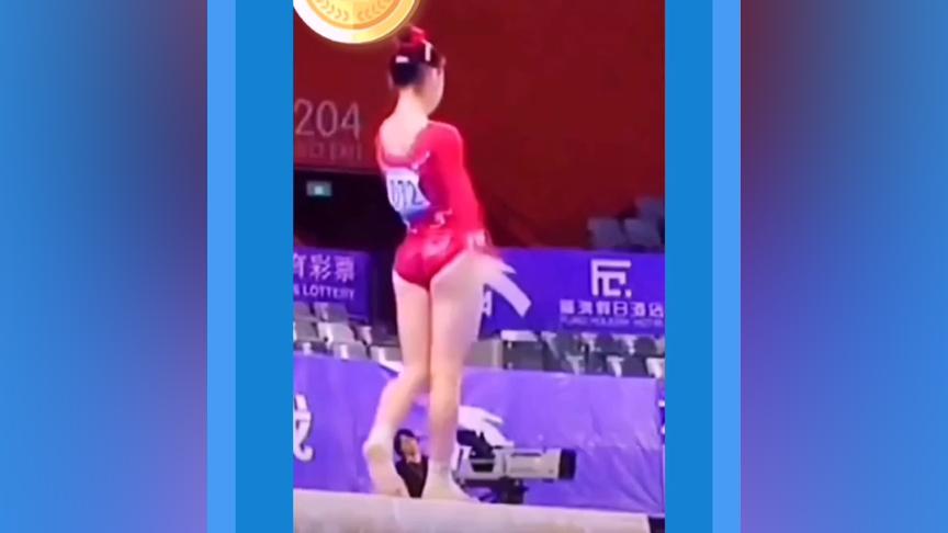 #管晨辰袋鼠摇手 2晨辰说比赛前做梦拿铁牌,第二天拿了金牌