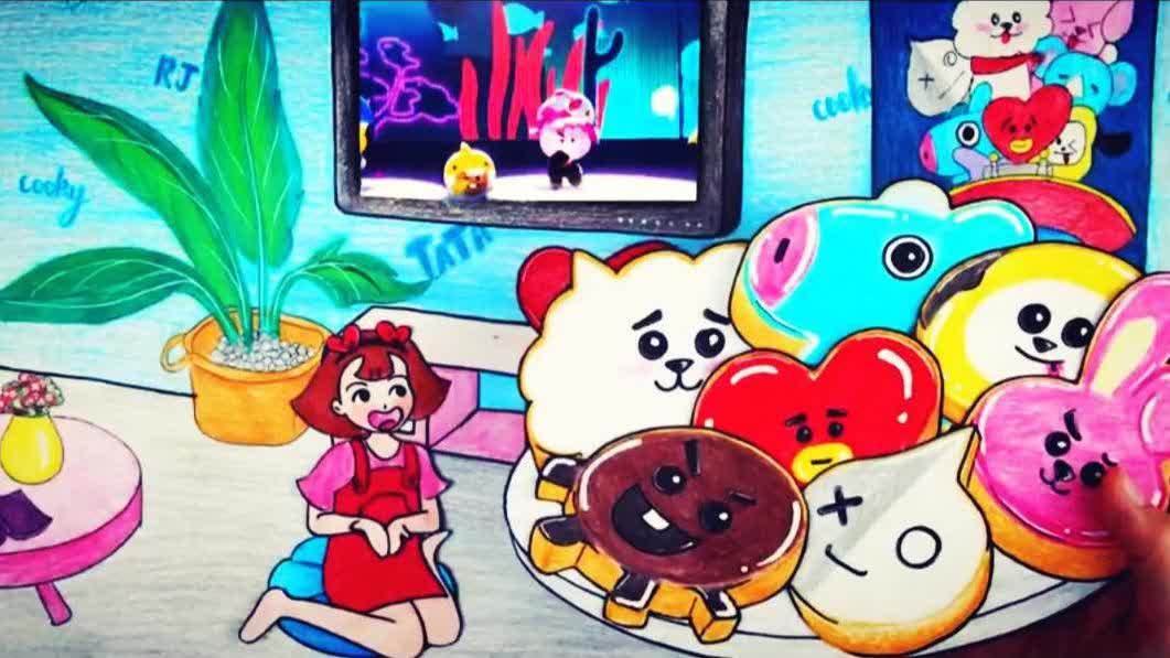 定格动画 自己动手做可爱的蛋糕 创意趣味动漫