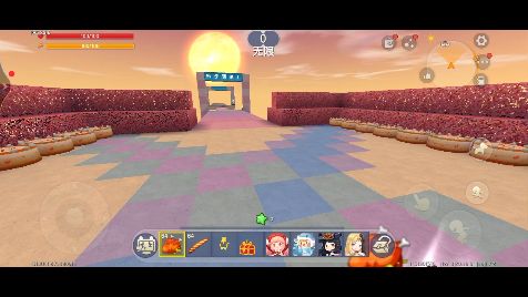 迷你世界:美食跑酷2,地图迷你号,在视频中找。(左下角哦)