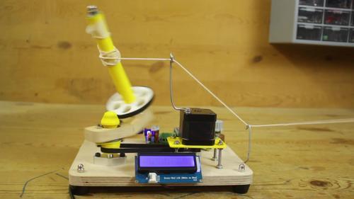 DIY一台绕线器,小小机械不简单,做出来不容易