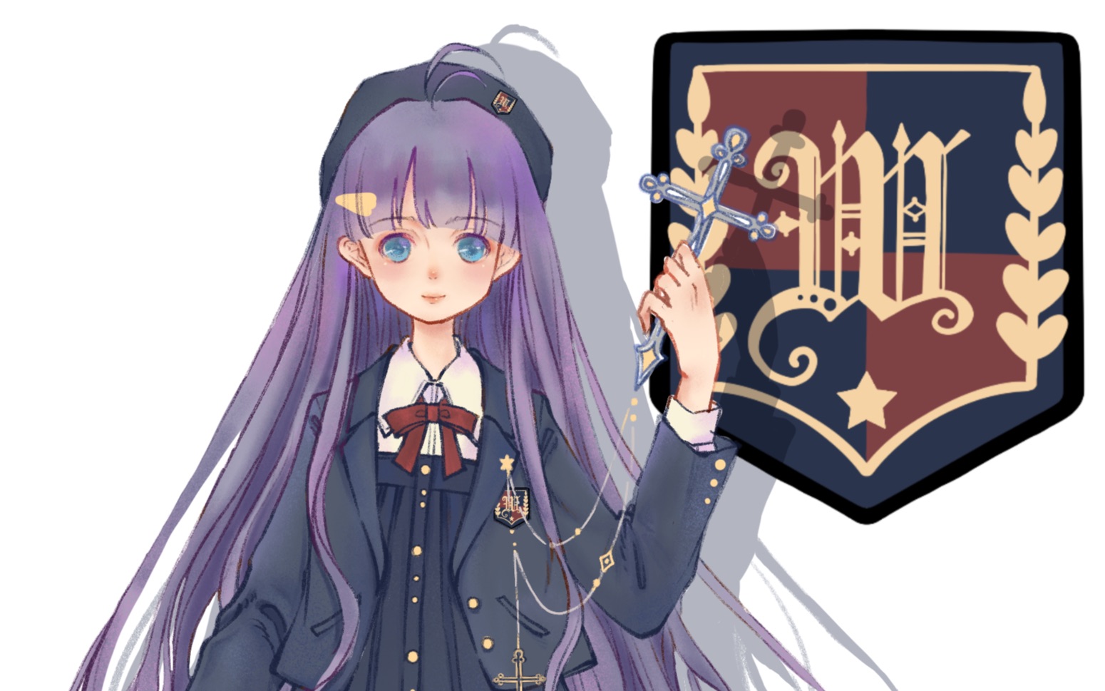 jk小姐姐立绘的绘画过程(在动车上画的,十分艰难)