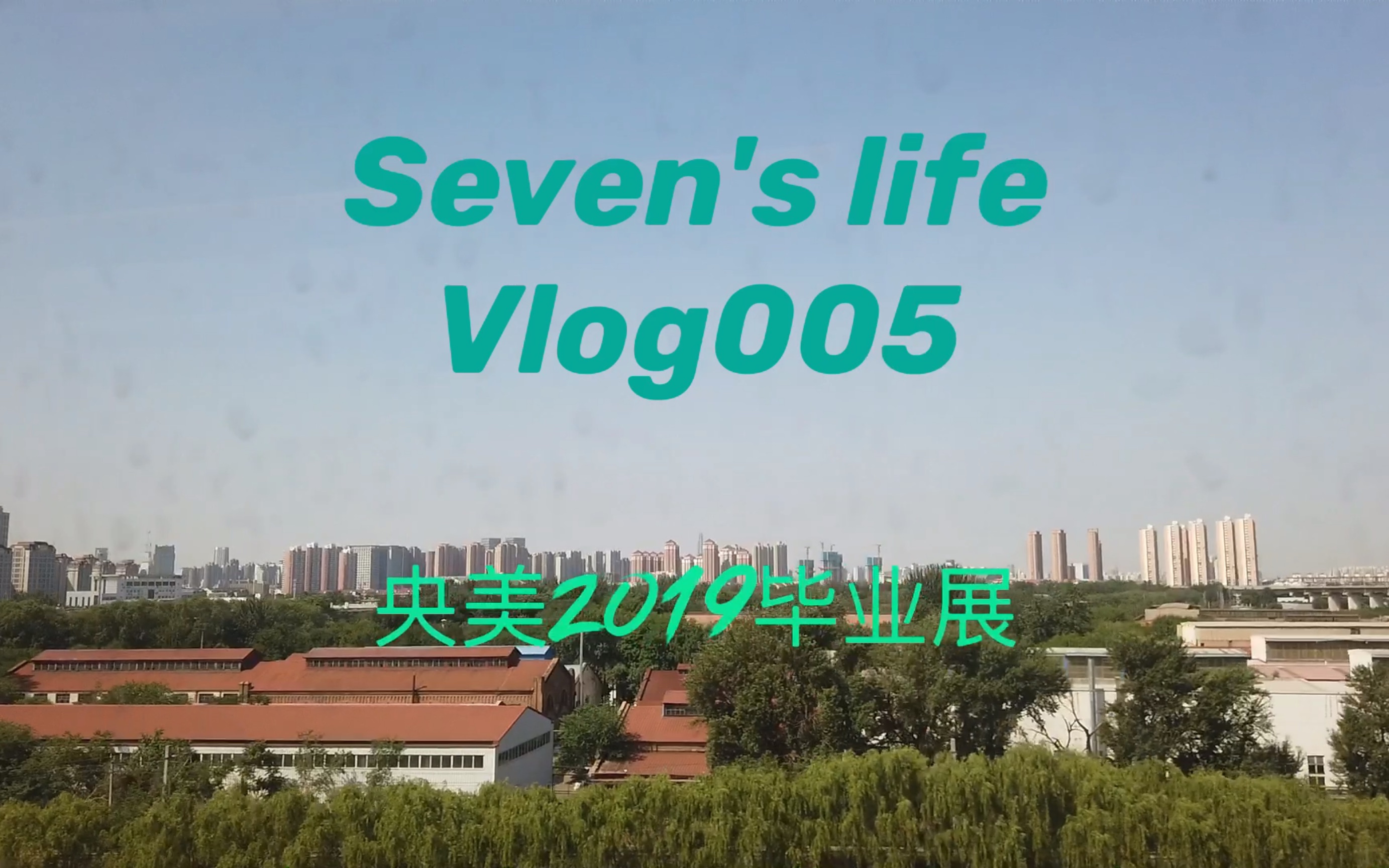 Seven's life vlog005 央美2019毕业展