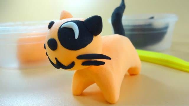 V视宝贝│彩泥制作的小猫咪真萌!收藏了教宝宝制作