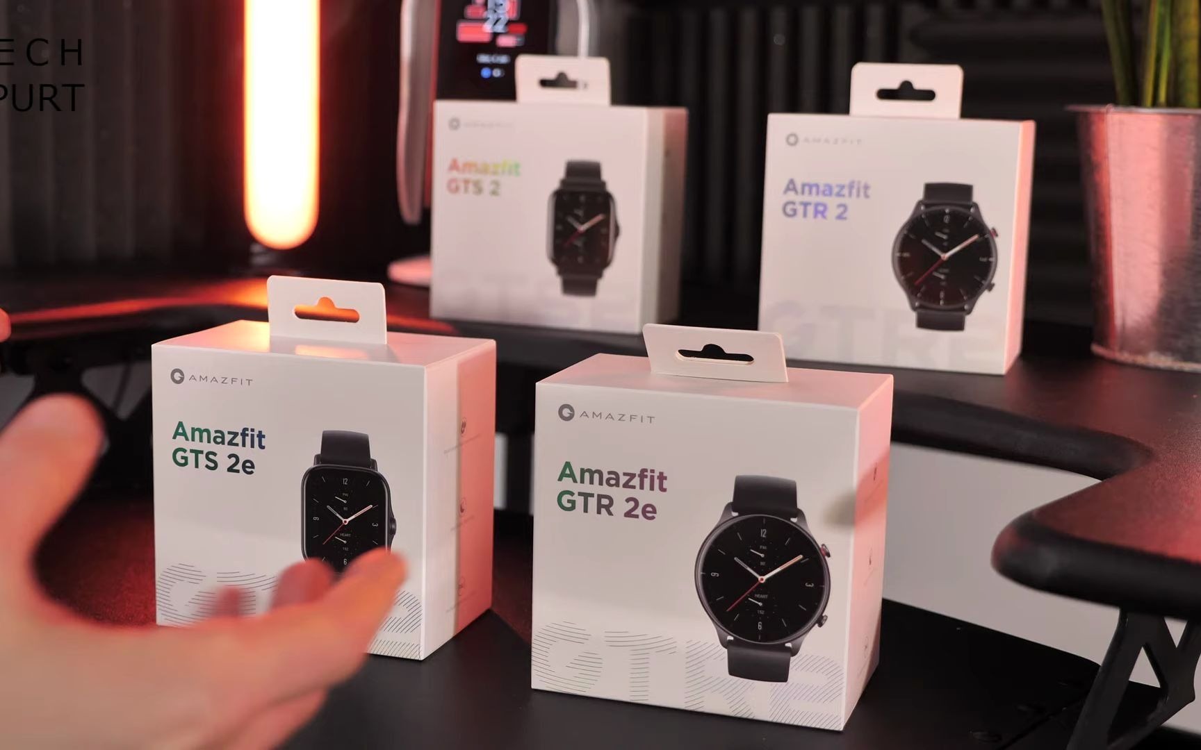 【智能手表开箱】Amazfit GTS 2e vs GTR 2e vs GTS 2 vs GTR 2 四款...