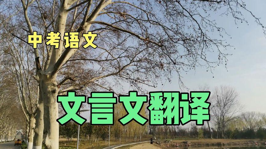 文言文如何翻译?中考语文(第7讲)