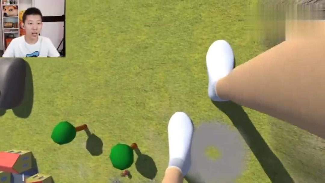 巨人模拟器我的大脚还要穿袜子和拖鞋!践踏城镇!鲤鱼Ace解说