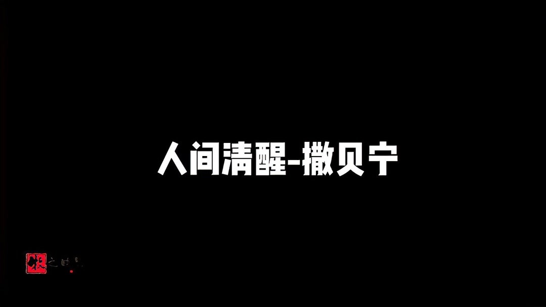 经典语录之人间清醒撒贝宁!别在本该奋斗的年纪,还在蹉跎年华