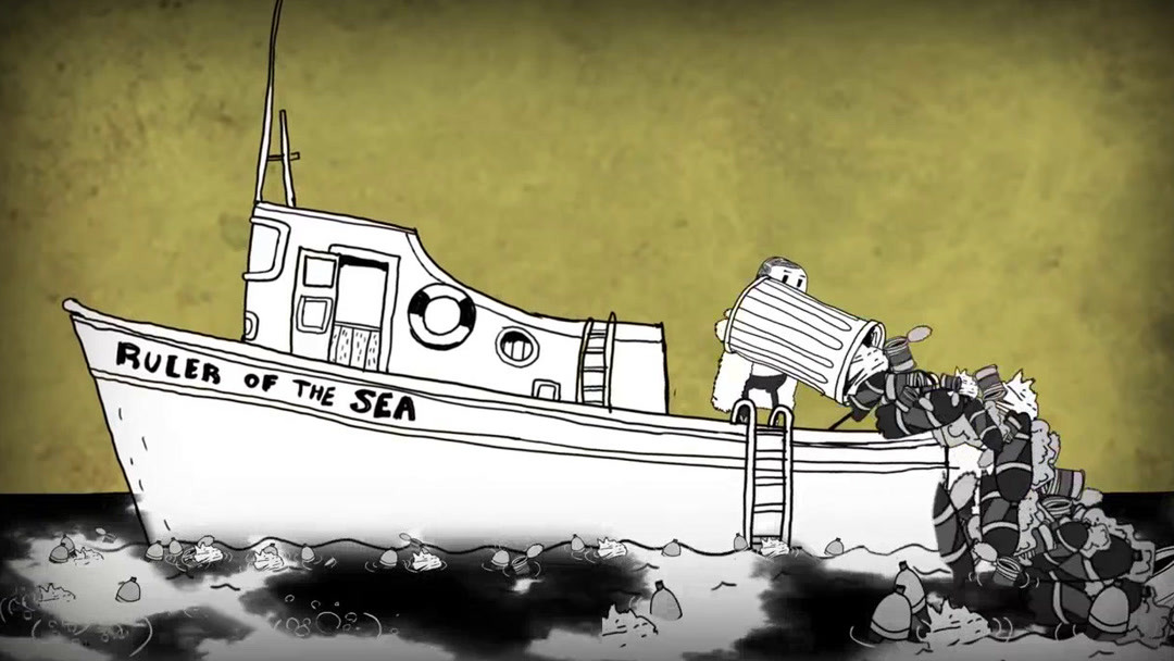 黑色幽默动画:人类一味破坏自然环境,最后只会走向自我毁灭