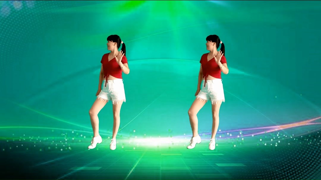经典老歌新跳广场舞《我们荡起双桨》好听好看