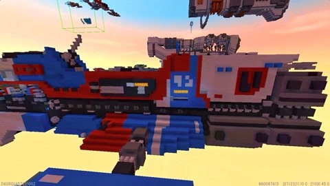 迷你世界:各式各样的宇宙飞船,每个都有不同的功能