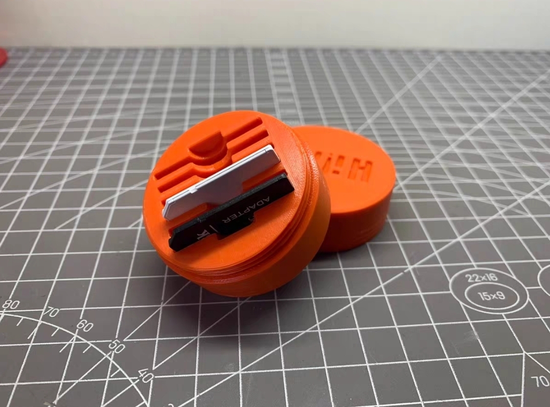 SD卡TF卡储存收纳盒内存卡收纳盒MicroSD卡收纳盒,要图纸和3D打印...