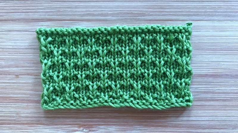 棒针实地花样视频教程,精致细小,简单好织,适合儿童织物