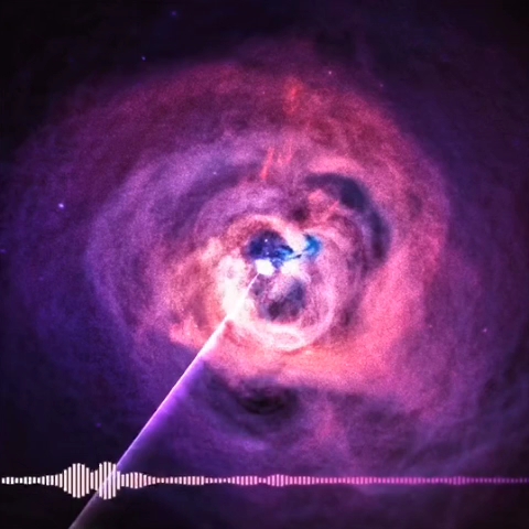 ...发布黑洞“Sonification“(有声化),是把图片的数字信息转化成音频信号