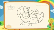 简笔画动物教程，如何画卡通七星瓢虫，海知简笔画大全
