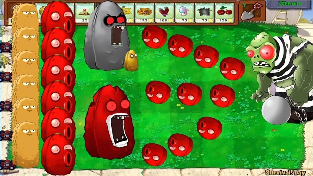 植物大战僵尸:就让你们尝尝流星锤的厉害吧