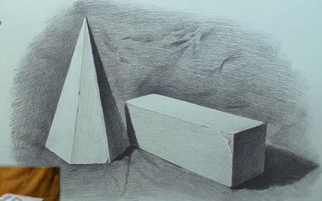 【素描教学】这节课就来讲讲几何体的组合