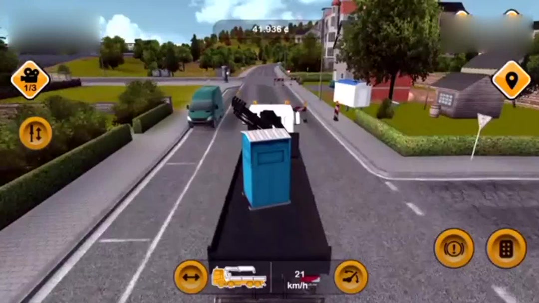 建筑模拟器 运送垃圾送厕所和砖 挖土机