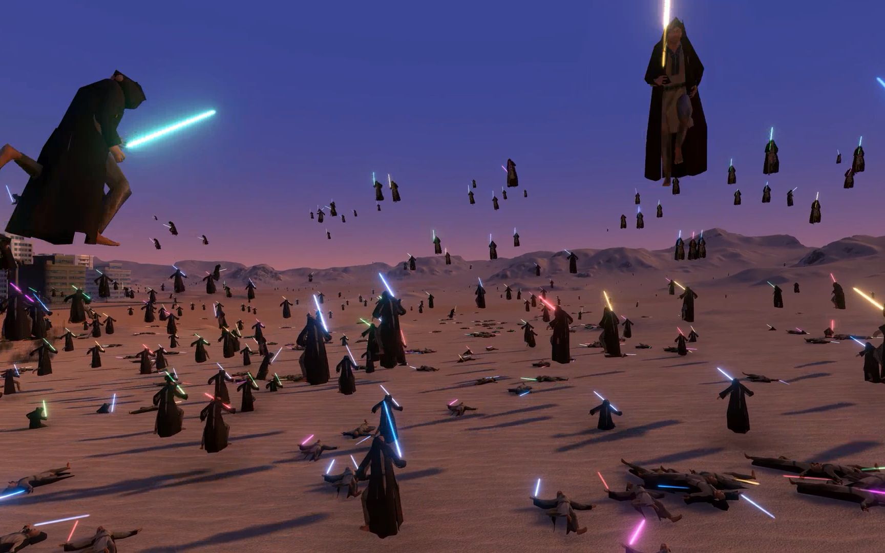 【史诗战争模拟器】25000个绝地武士对25000个耶稣