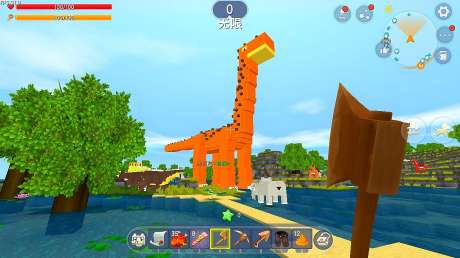 迷你世界:方舟生存进化 更新出最强最大生物泰坦龙