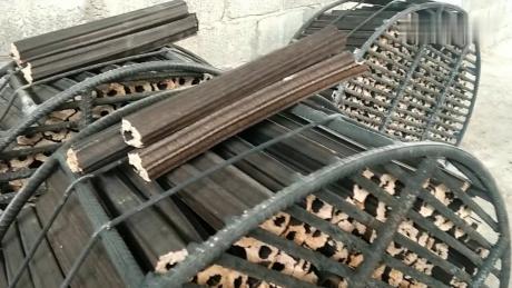 机制木炭烧制全过程。网友:长见识了