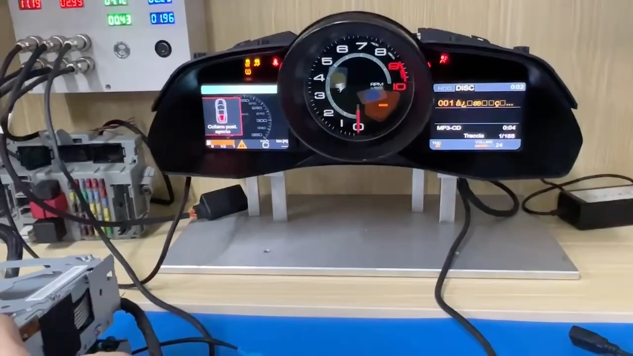 法拉利 458 CD无法读碟维修 测试