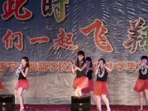 南宁市仙葫学校2014年初中毕业晚会--舞蹈《草裙上的苹果》