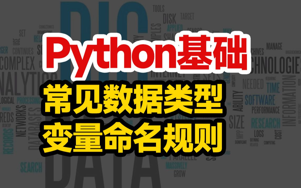 2.3Python变量与常见数据类型(高中信息技术学考选考总复习冲刺课)