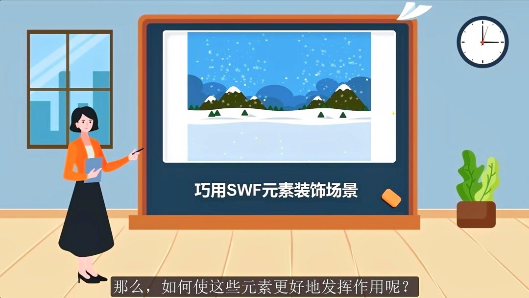 Focusky进阶教程:04.巧用SWF元素装饰场景