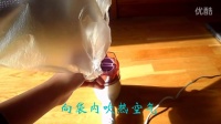 用一个塑料袋做热气球