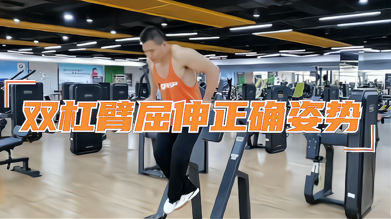 双杠臂屈伸正确姿势