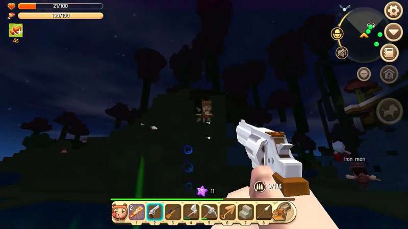 迷你世界僵尸生存第41期,沙子和钻石合成透明玻璃