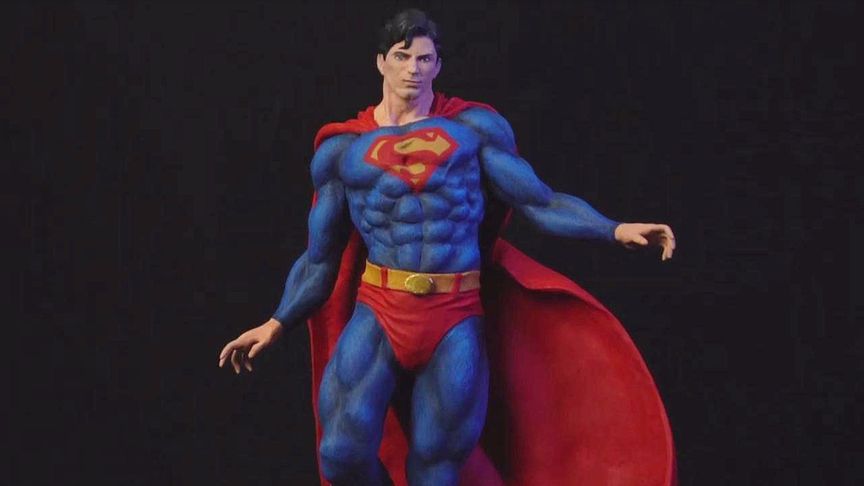 看手办制作高手如何制作一个“超人”手办模型!细节精美技巧成熟